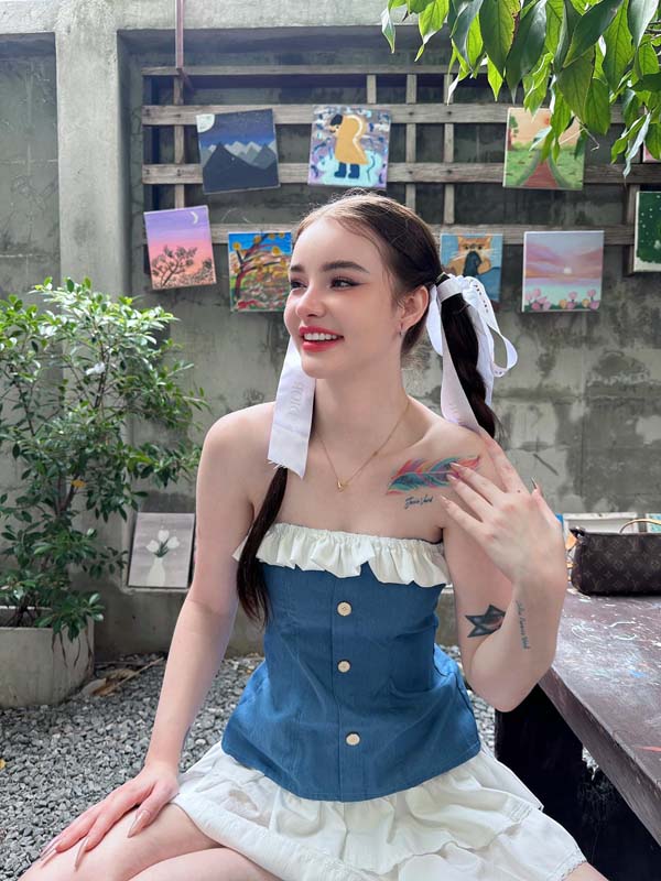 Jessie Vard แจกวาร์ป เจสซี่ วาร์ด สาวลูกครึ่ง อกใหญ่ นางแบบ เด็ด 18+